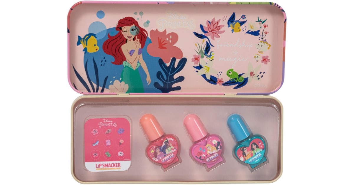 Disney Princess Ariel Dreams Gleam Nail Polish Tin Set mit Nagellacken ...