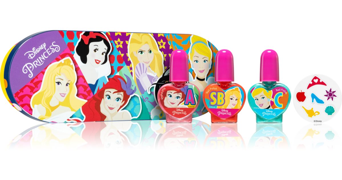 Disney Princess Nail Set подаръчен комплект за деца Notino Bg