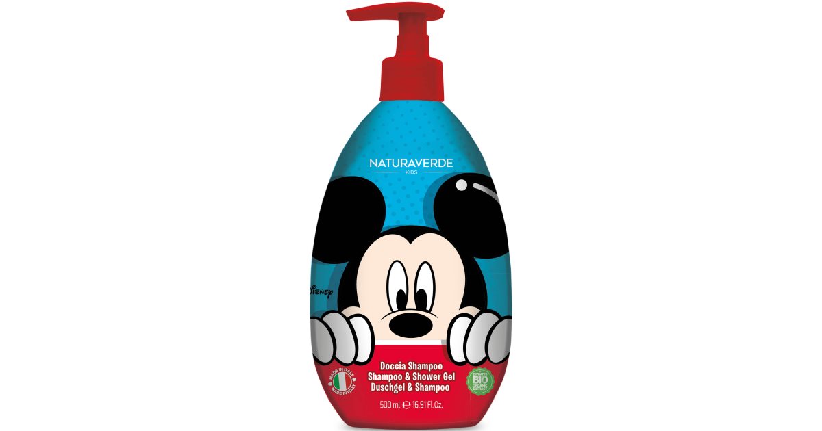 Disney Mickey Mouse Shampoo & Shower Gel šampon a sprchový gel 2 v 1 ...