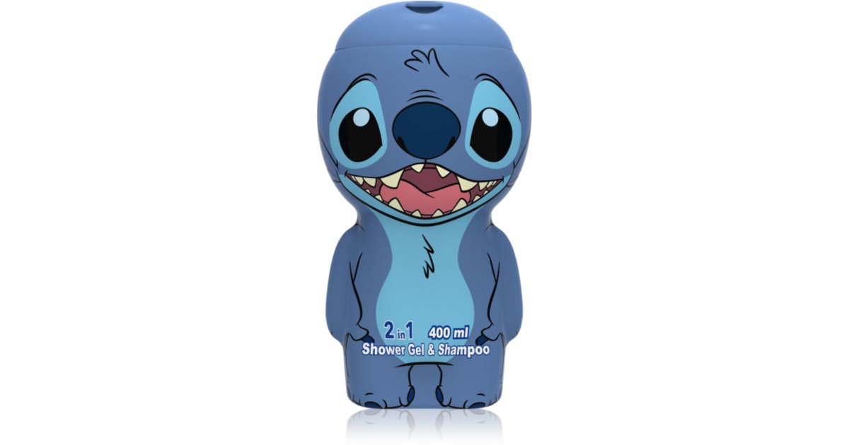Disney Stitch Shower Gel & Shampoo gel de banho suave e champô para ...