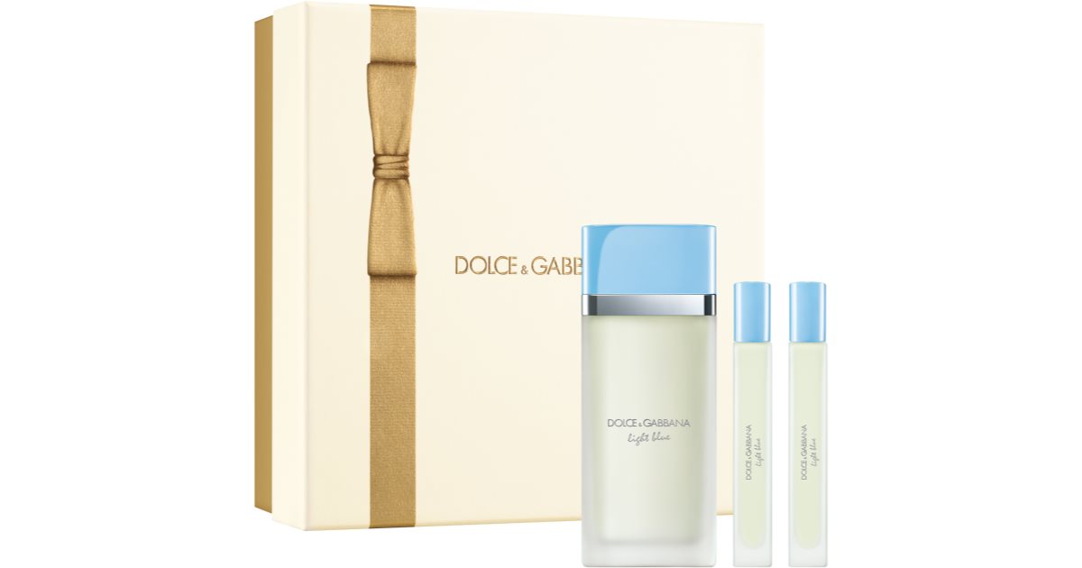 Dolce&Gabbana Light Blue EDT Trio Gift Set NEW gift set for women ...