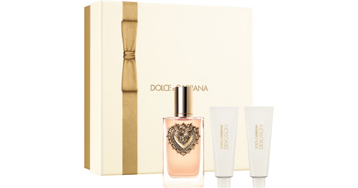 Dolce&Gabbana Devotion EDP Trio Gift Set zestaw upominkowy dla kobiet ...