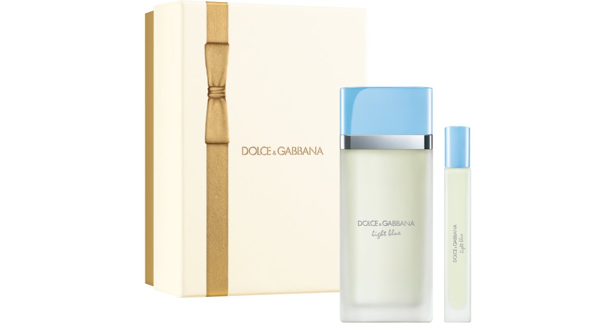 Dolce&Gabbana Light Blue EDT Travel Retail Duo Gift Set NEW coffret ...