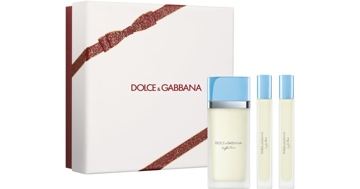 Dolce&Gabbana Light Blue EDT Mini Trio Gift Set dovanų rinkinys ...