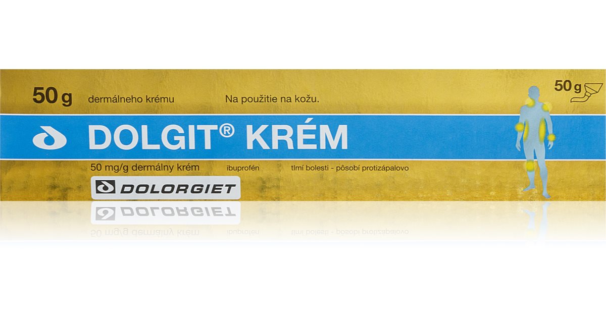 Dolgit Dolgit 50mg/g dermálny krém proti bolesti, zápalu, opuchu ...