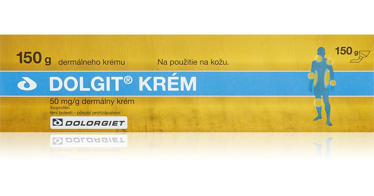 Dolgit Dolgit 50mg/g dermálny krém proti bolesti, zápalu, opuchu ...