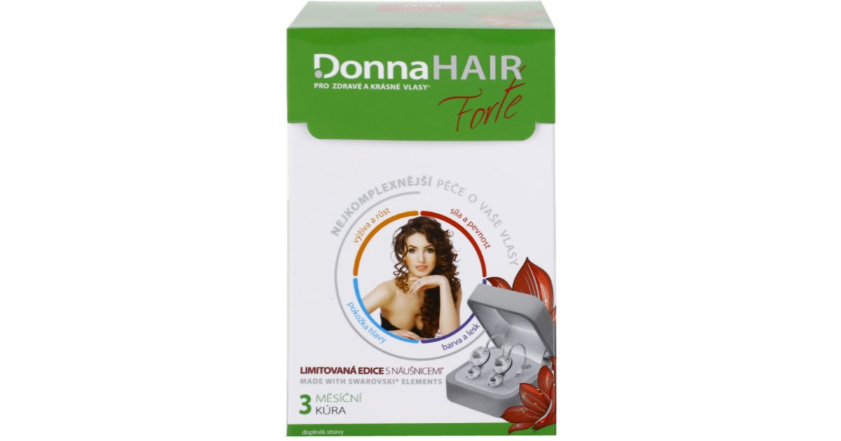 DonnaHAIR Forte tratament de 3 luni pentru par frumos si sanatos ...