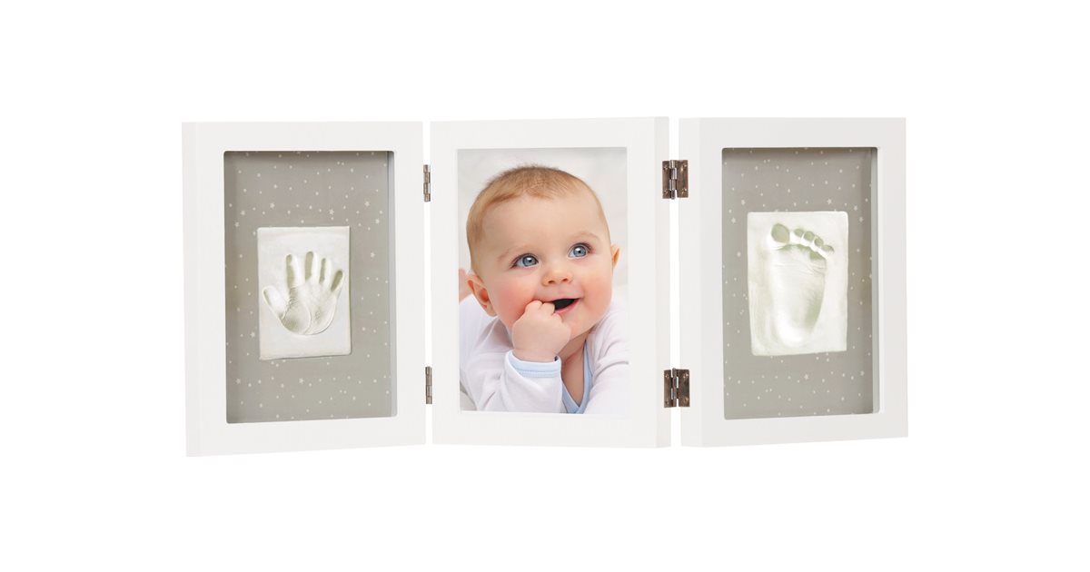 Dooky Luxury Memory Box Triple Frame Printset kit d’empreintes pour ...