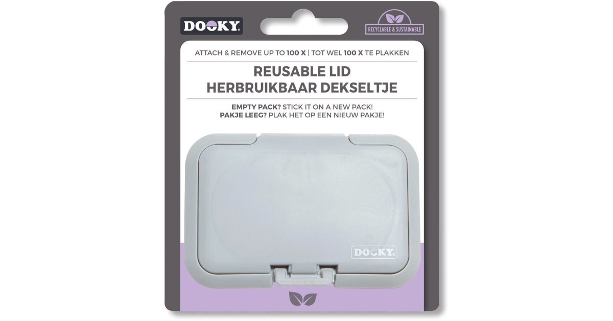 Dooky Reusable Lid Grey Card | notino.co.uk