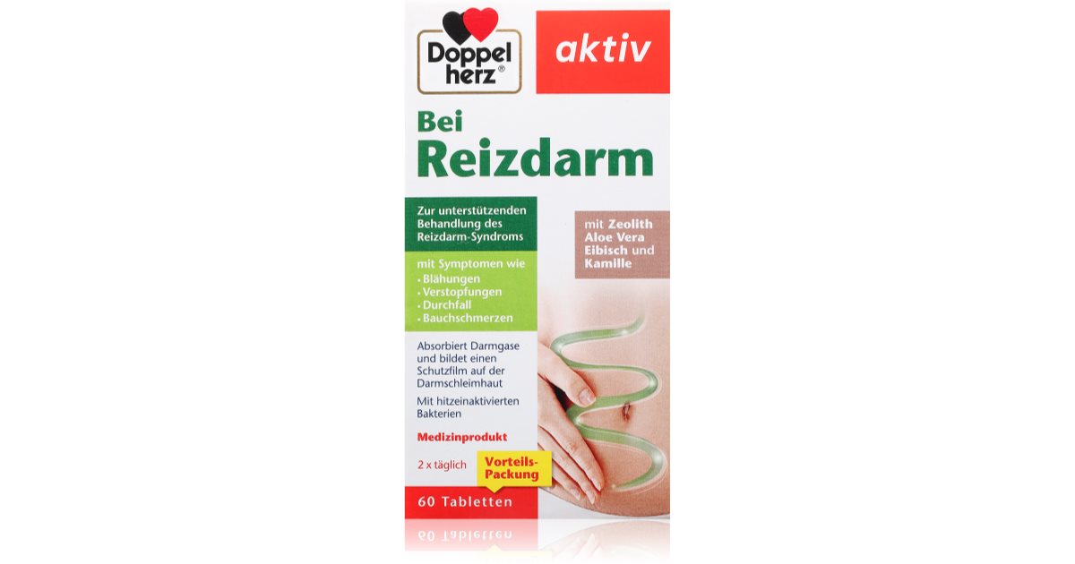 Doppelherz Aktiv Bei Reizdarm Tabletten zum Schutz der Darmflora ...