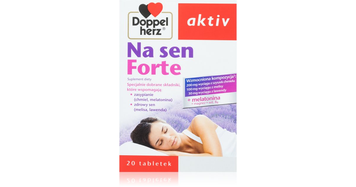 Doppelherz Aktiv Na sen Forte tabletki na poprawę snu i regeneracji