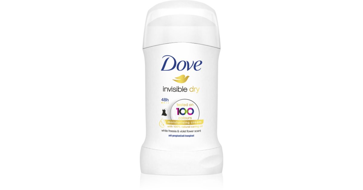 Dove Invisible Dry Antiperspirant anti-transpirant solide anti-traces ...