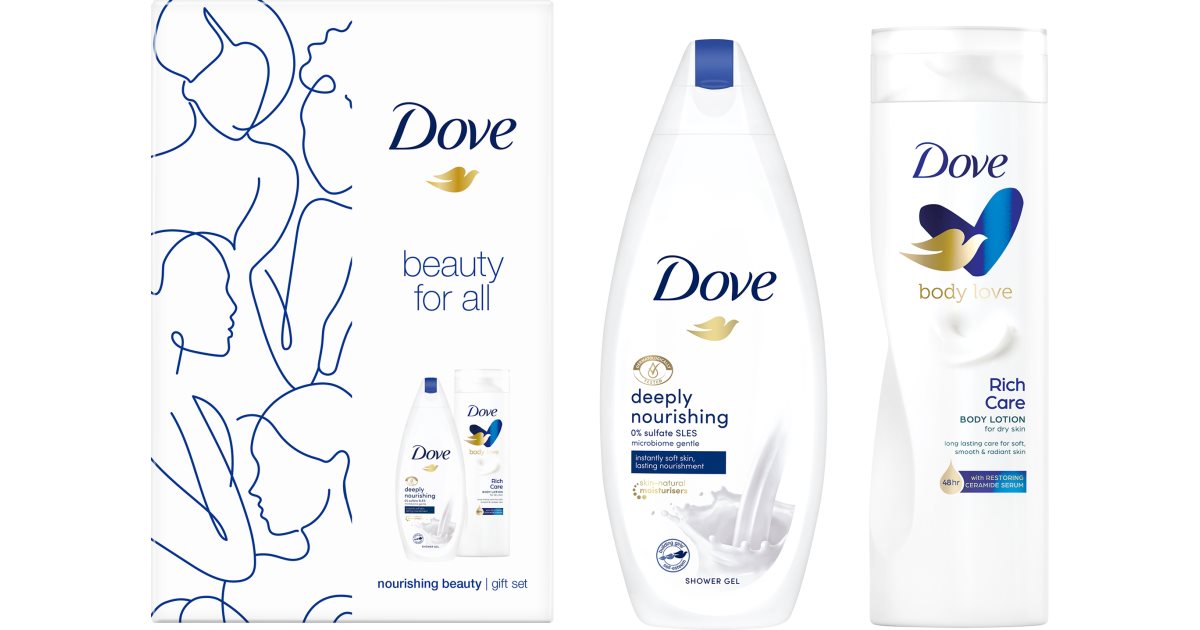 Dove Beauty for all Gift Set (with nourishing and moisturising effect ...