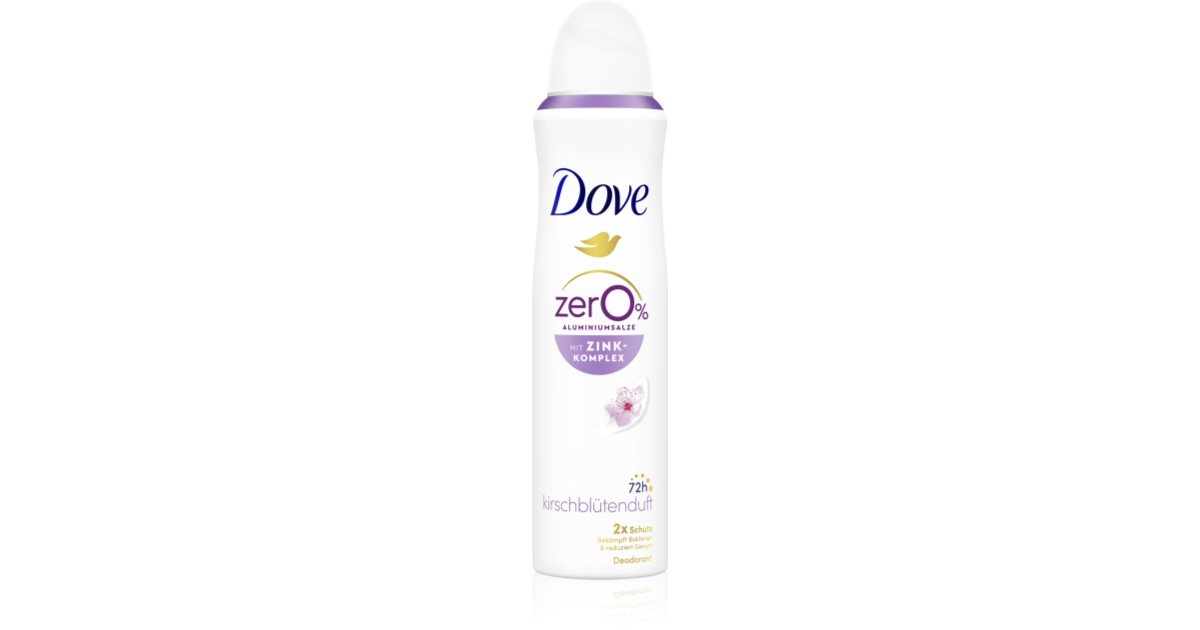 Dove 0% ALU Cherry Blossom deodorant spray aluminium-free | notino.co.uk