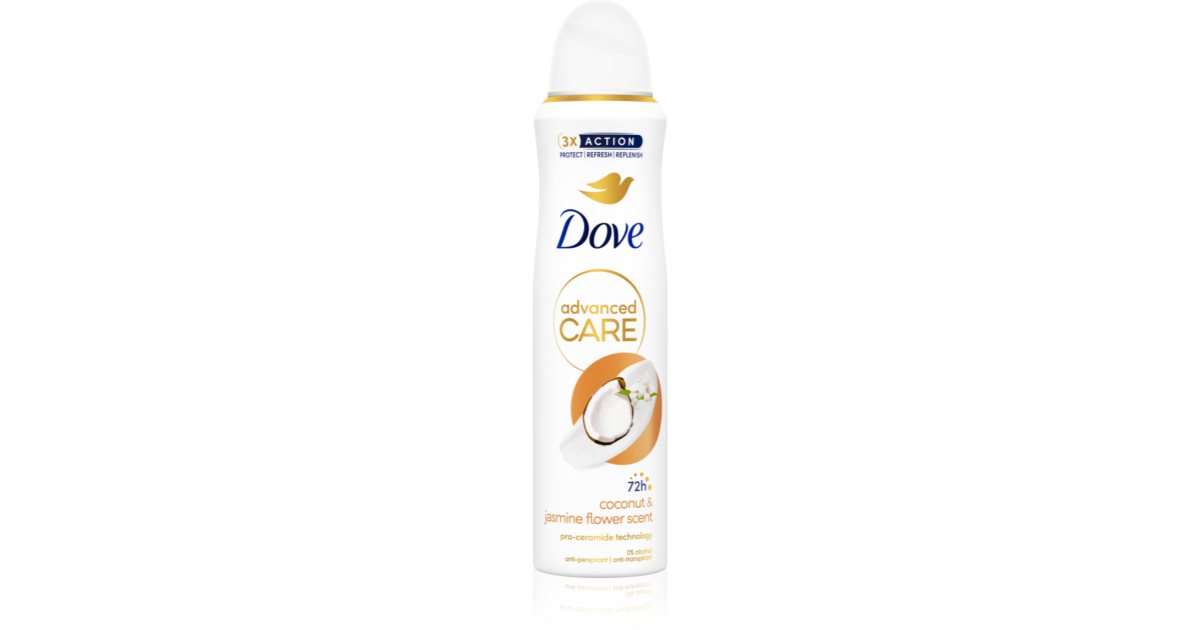Dove Advanced Care Coconut & Jasmine Flower Scent Anti transpirant voor Vrouwen | notino.nl