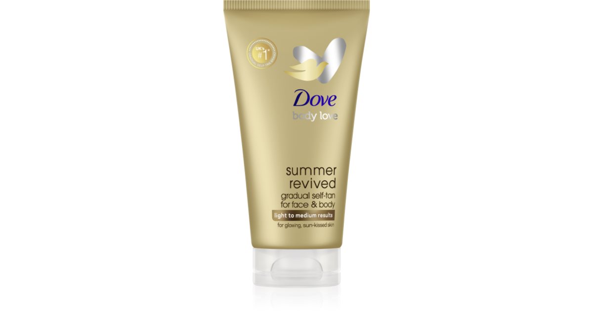 Dove Summer Revived self-tanning milk for face and body | notino.co.uk