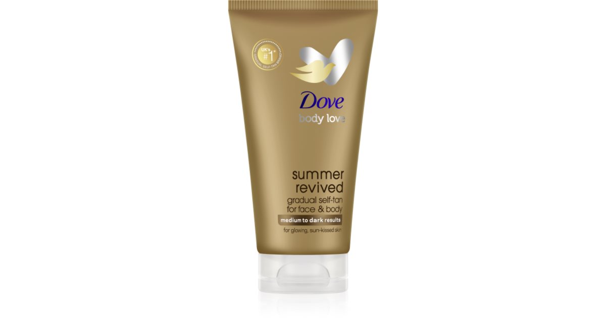 Dove Summer Revived leite autobronzeador para rosto e corpo | notino.pt