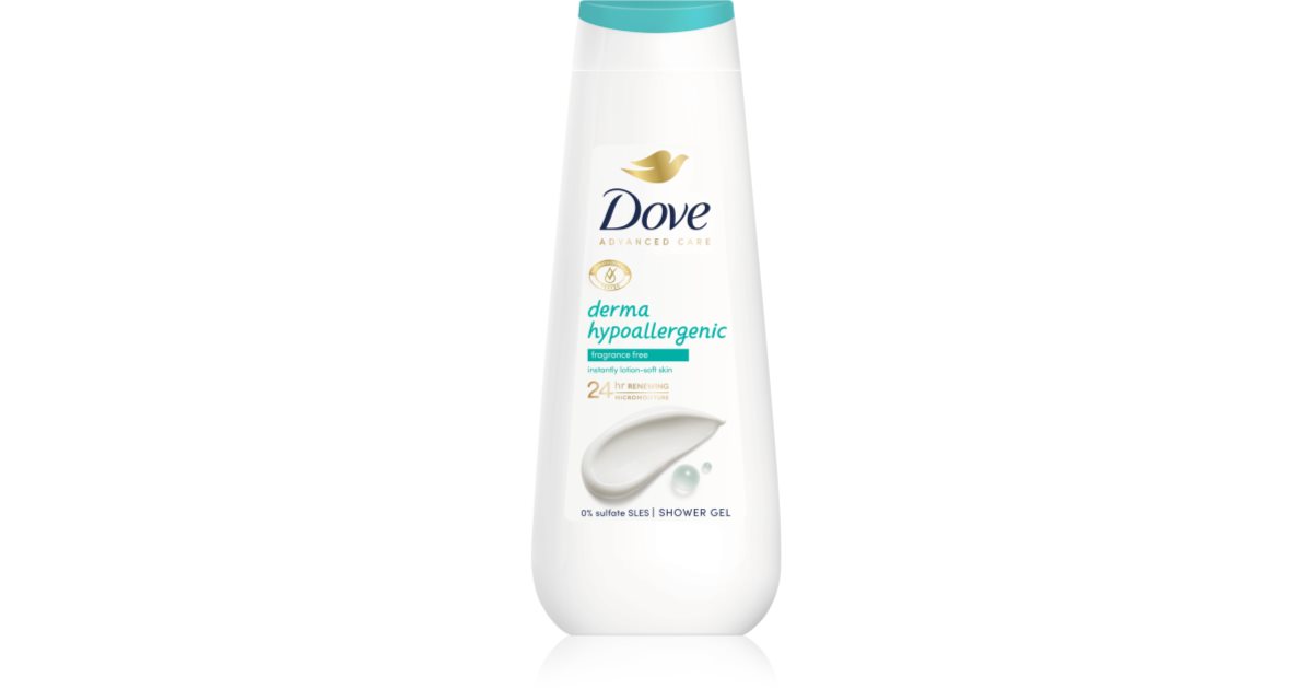 Dove Advanced Care Derma Hypoallergenic gel douche hydratant | notino.be