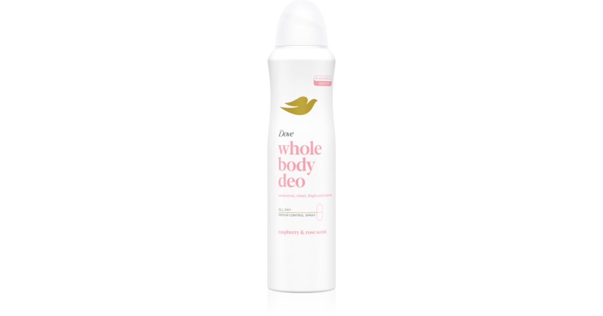 Dove Raspberry & Rose deodorant spray for the body | notino.co.uk