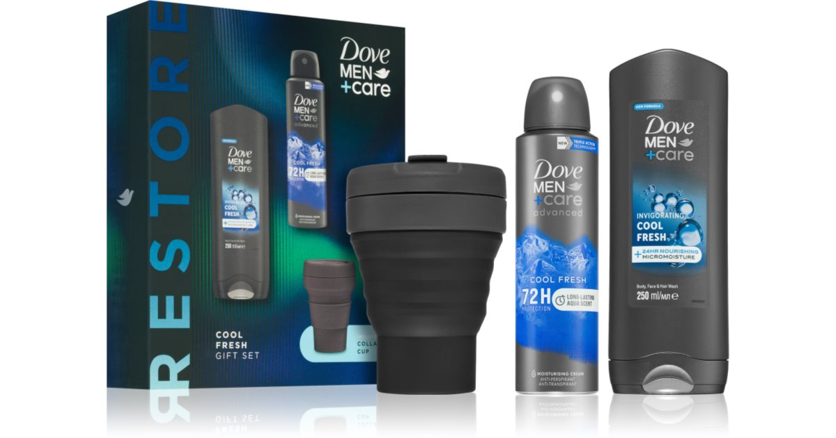 Dove Mencare Cool Fresh T Set For The Body For Men Notinoie