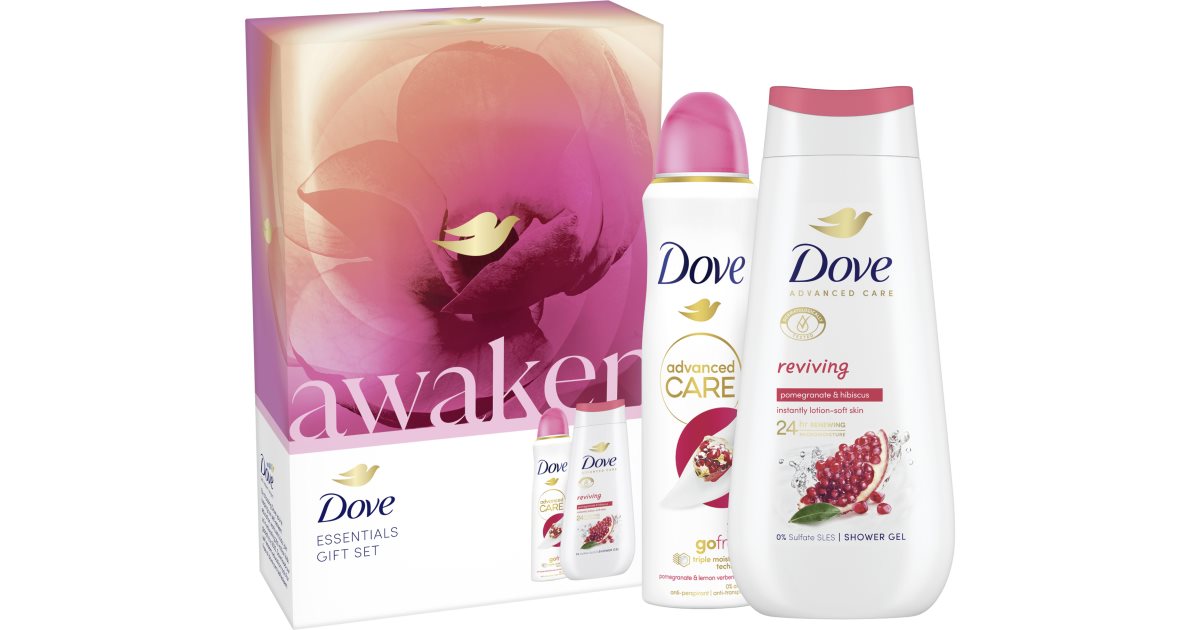 Dove Awaken Gift Set for the body Go Fresh Pomegranate & Lemon Verbena ...