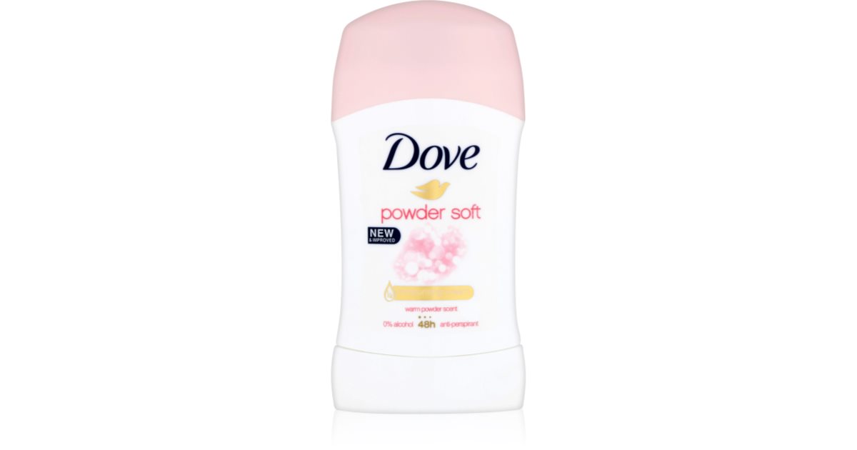 Dove Powder Soft antitranspirante en barra 48h | notino.es