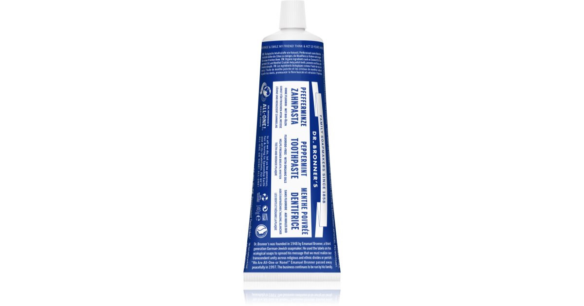 Dr. Bronner’s Peppermint Whitening Toothpaste Without Fluoride | notino.ie