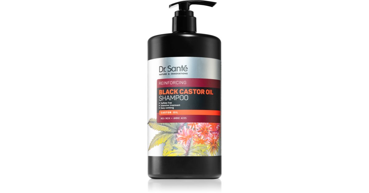 Dr. Santé Black Castor Oil Energigivende shampoo Til skånsom vask | notino.dk