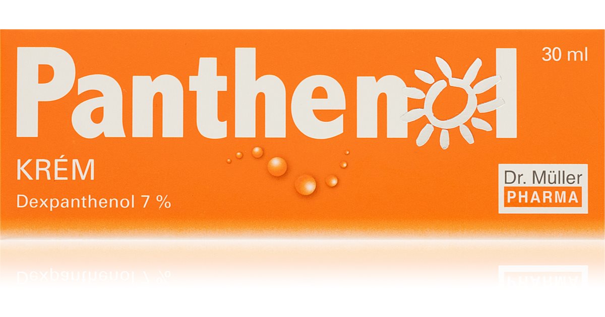 Dr. Müller Panthenol cream 7% moisturising and soothing cream aftersun ...