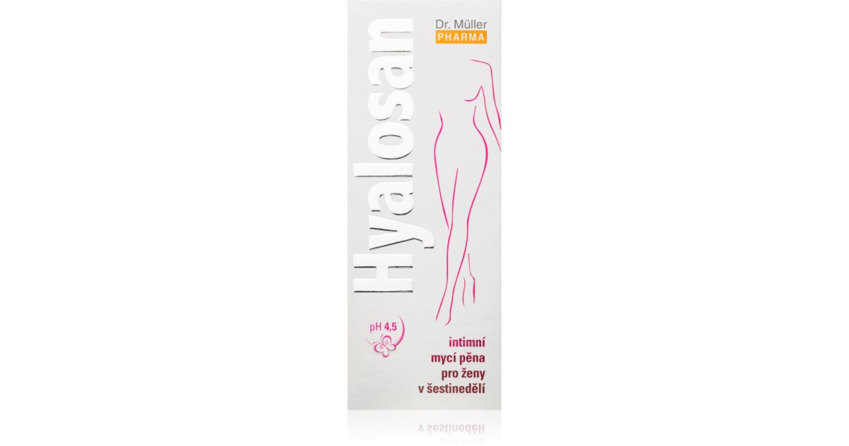 Dr. Müller Hyalosan foam cleanser for intimate hygiene | notino.co.uk