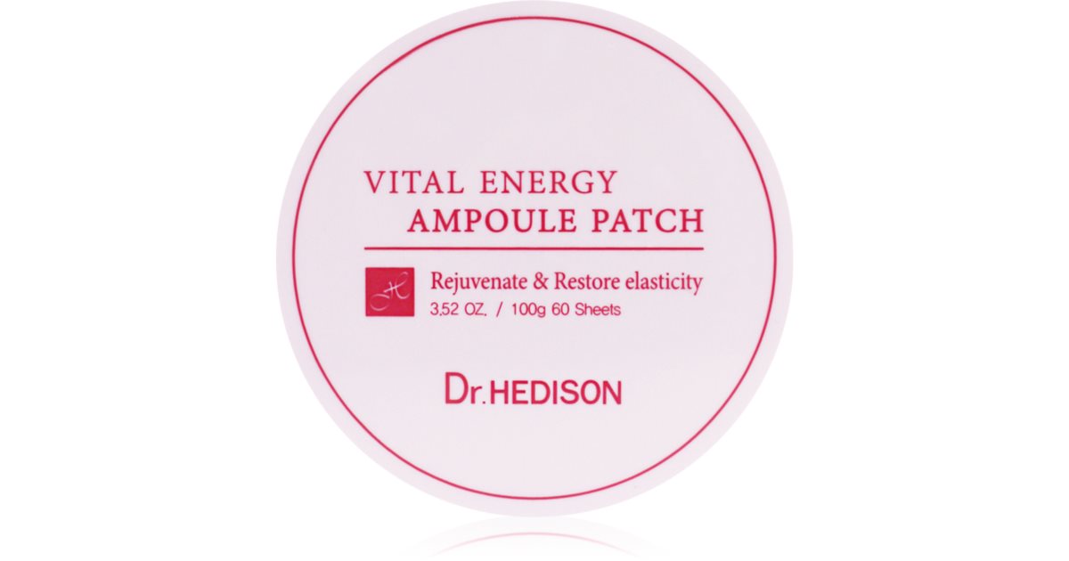 Dr. HEDISON Rejuvenate & Restore Elasticity hydrogel eye mask with anti ...