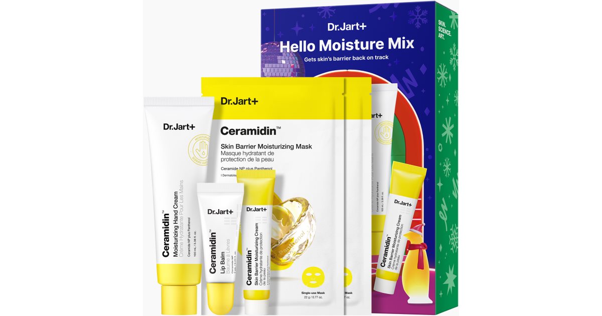 Dr. Jart+ Ceramidin™ Hello Moisture Mix gift set with moisturising ...