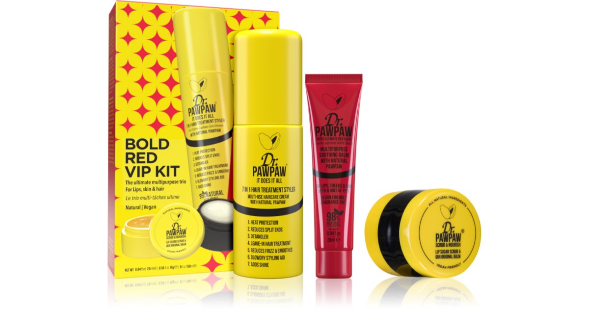 Dr. Pawpaw Bold Red VIP Kit gift set | notino.co.uk