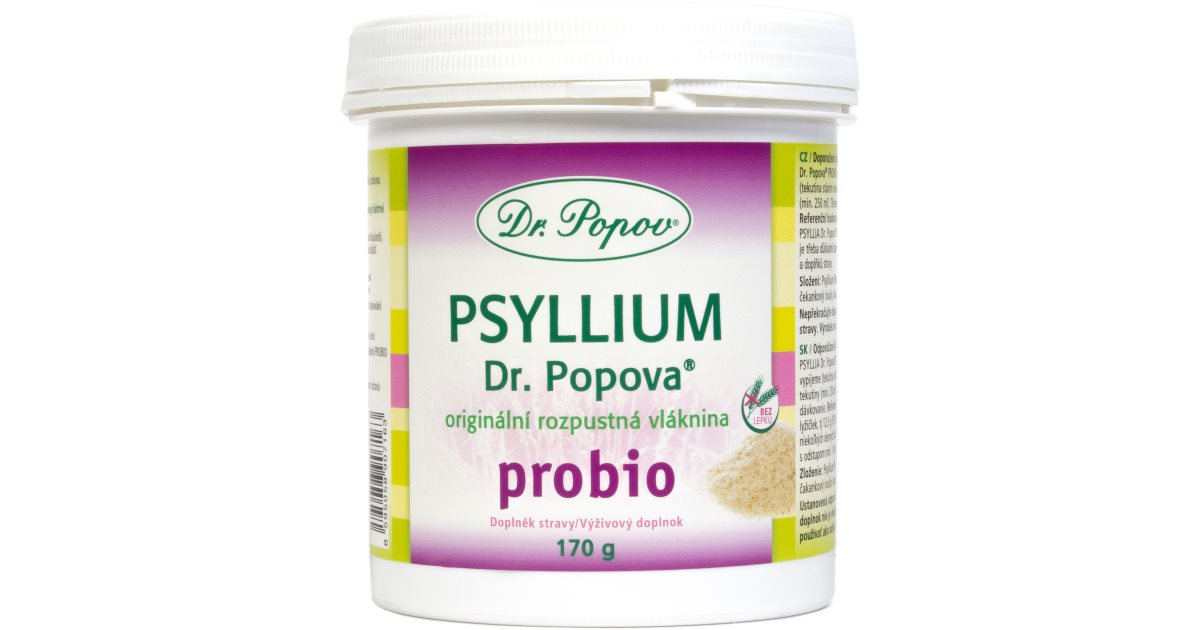 Dr. Popov Psyllium probio vláknina pro podporu trávení | notino.cz