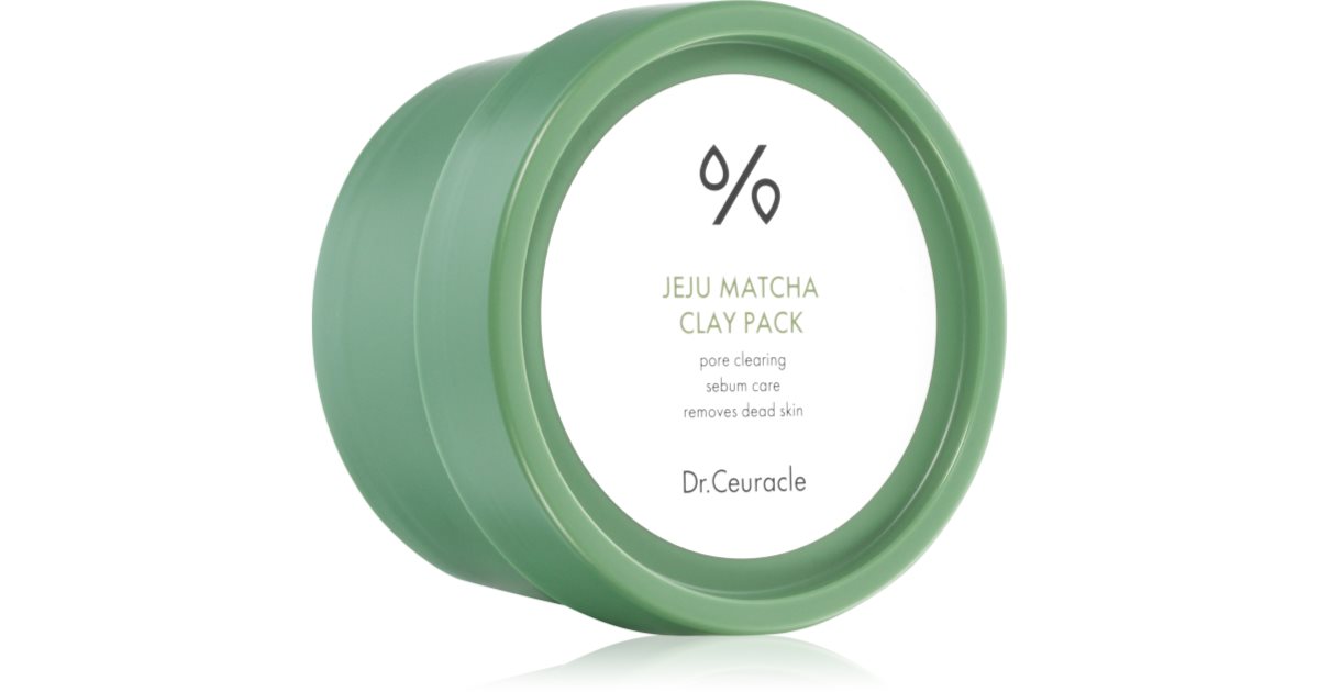 Dr.Ceuracle Jeju Matcha Clay Pack Cleansing Mineral Clay Mask for oily ...