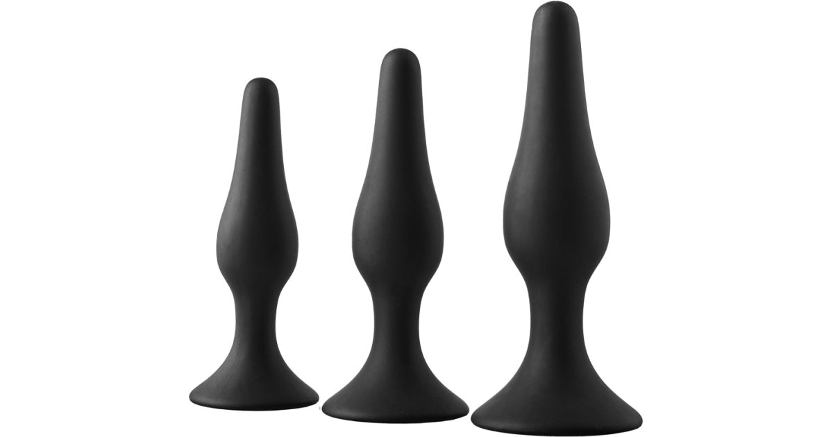 Dream Toys Fantasstic Anal Training Kit set of anal plugs black ...