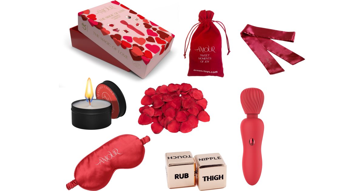 Dream Toys Amour The Magic Of Love Wonderful Wand Kit erotic toy set ...
