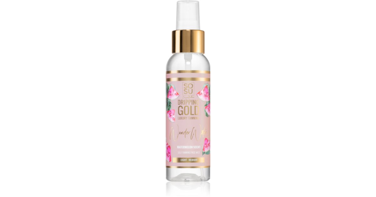 Dripping Gold Wonder Water Watermelon spray abbronzante per il viso ...