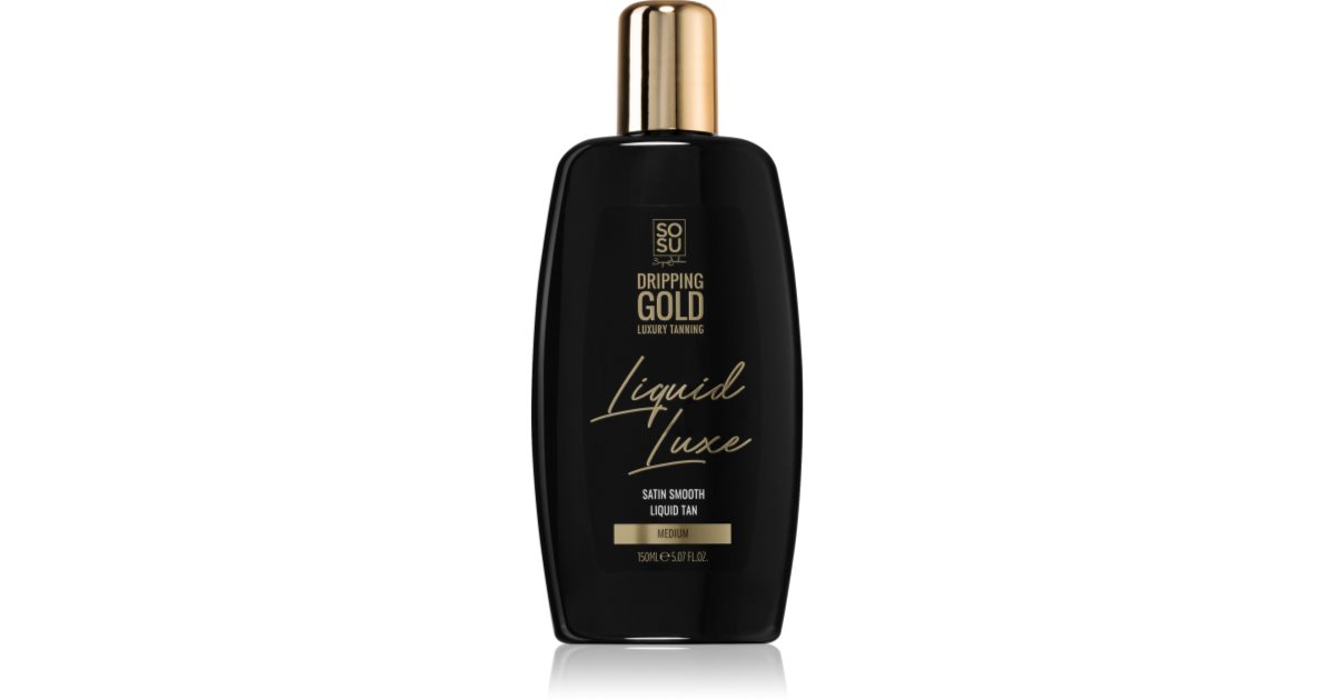 Dripping Gold Luxury Tanning Liquid Luxe Self-Tanning Water for the ...