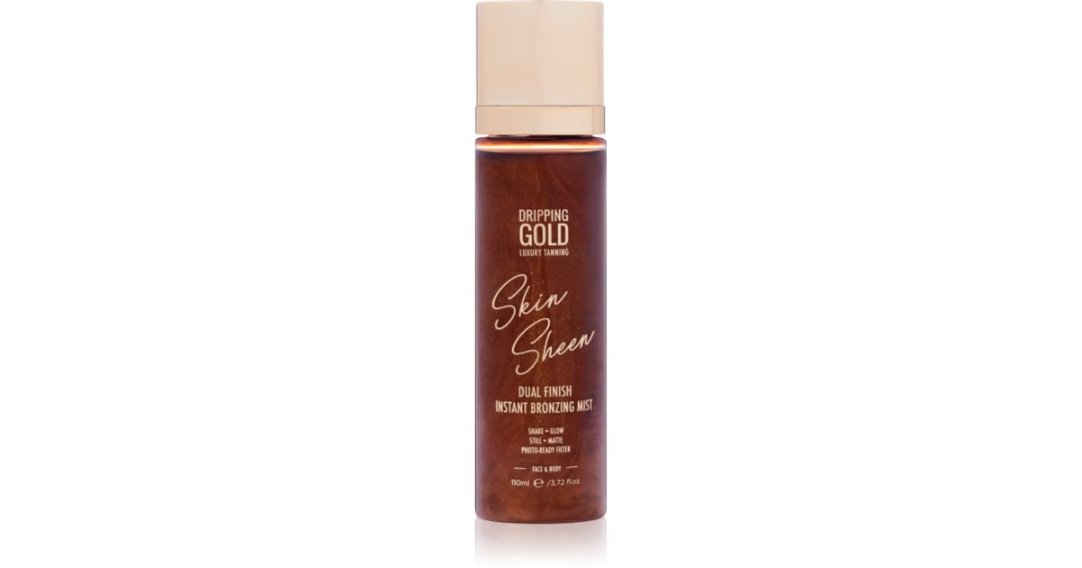Dripping Gold Luxury Tanning Skin Sheen bronzing mist for the body ...