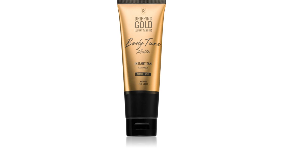 Dripping Gold Luxury Tanning Body Tune self-tanning body and face cream ...