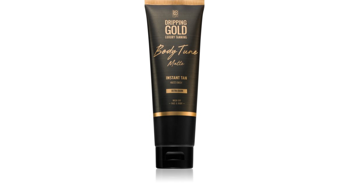 Dripping Gold Luxury Tanning Body Tune self-tanning body and face cream ...