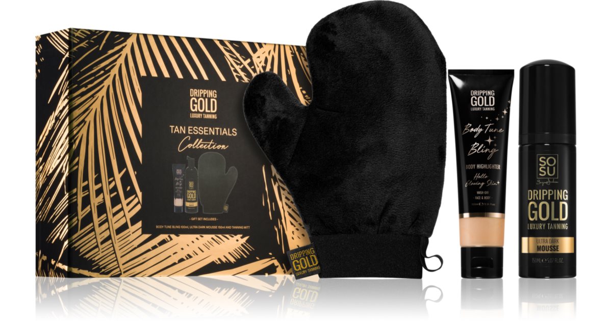 Dripping Gold Tan Essentials Gift Set with self-tanning effect | notino.ie