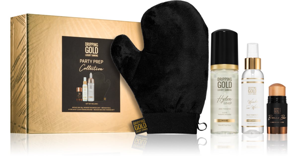 Dripping Gold Party Prep gift set (with self-tanning effect) | notino.co.uk