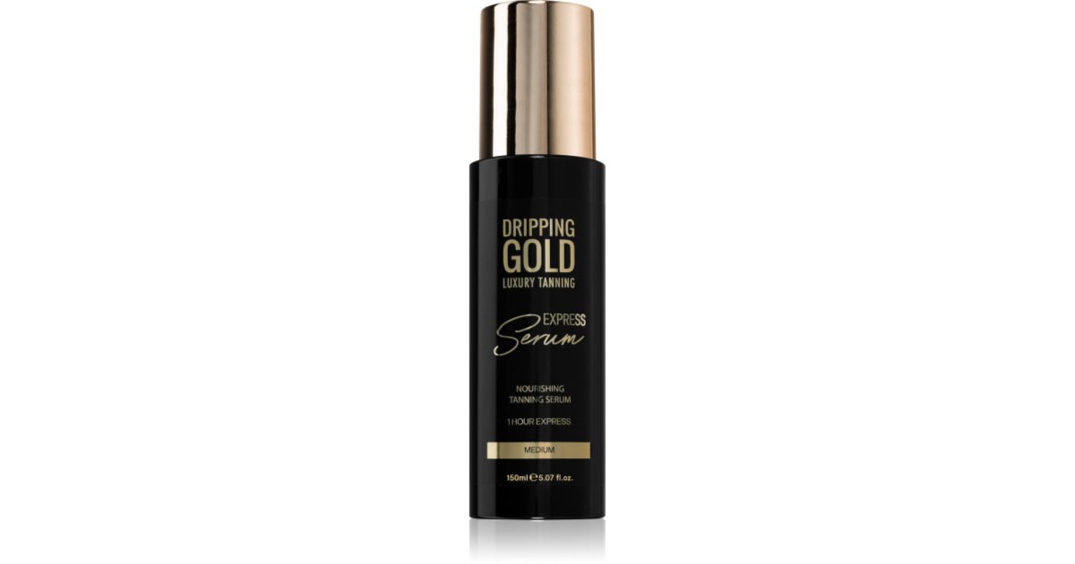 Dripping Gold Express Tanning Serum self-tanning product for the body ...
