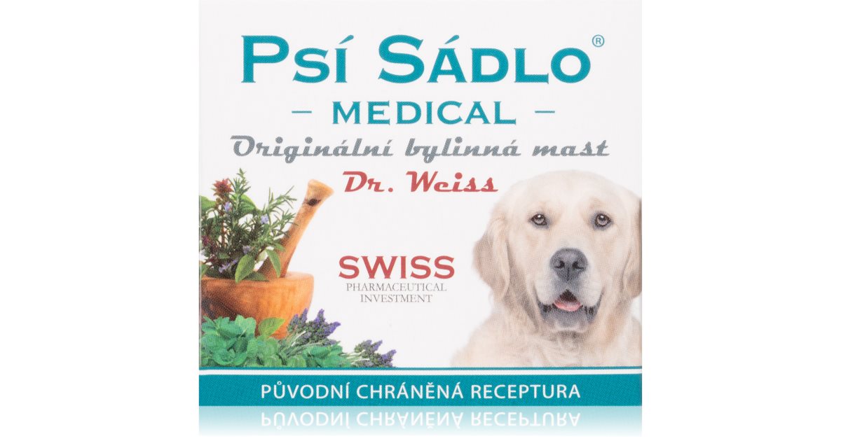 Dr.Weiss Psia sadlo Medical bylinná masť pri chrípke a prechladnutí ...
