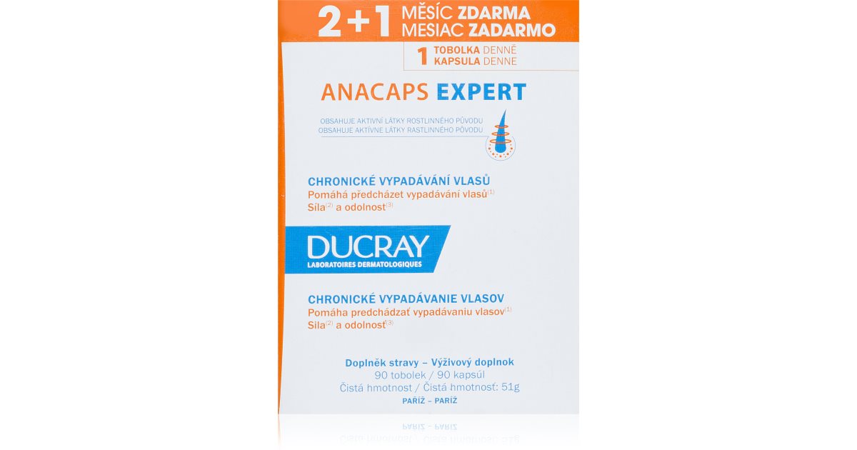Ducray Anacaps Expert capsules against hair loss | notino.co.uk