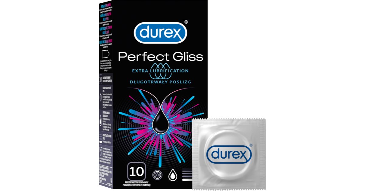 Durex Perfect Gliss condoms | notino.ie