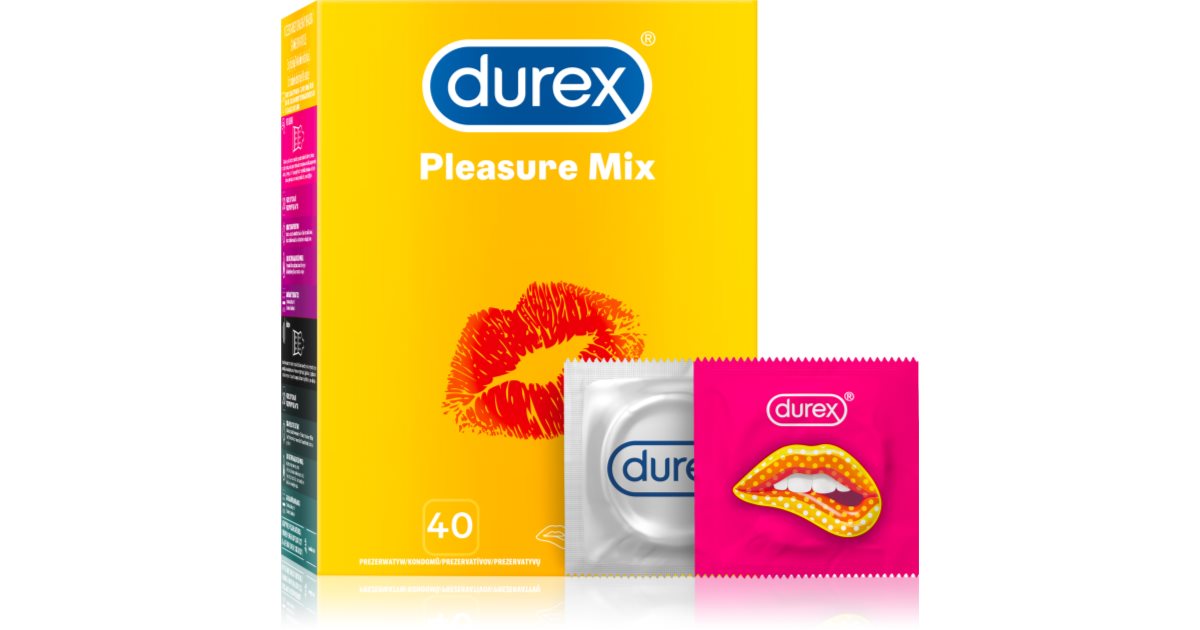 Durex Pleasure Mix kondoomid (segu) | notino.ee