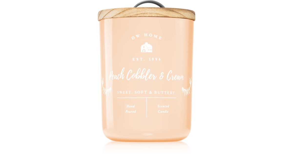 DW Home Farmhouse Peach Cobbler & Cream aроматична свічка Великий ...